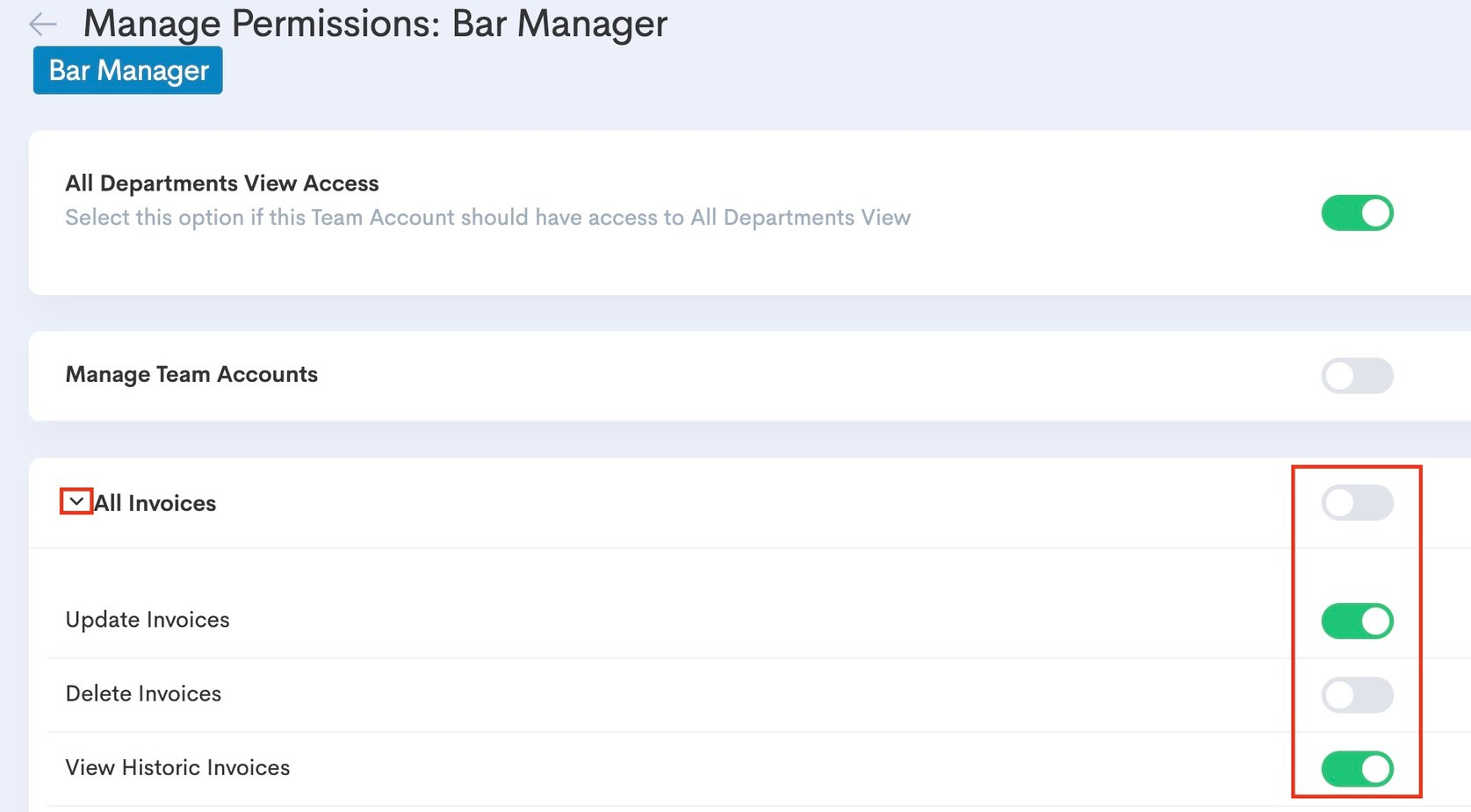 MANAGING TEAM ACCOUNTS