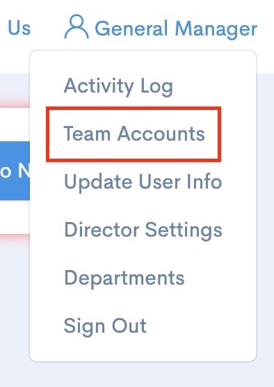 MANAGING TEAM ACCOUNTS