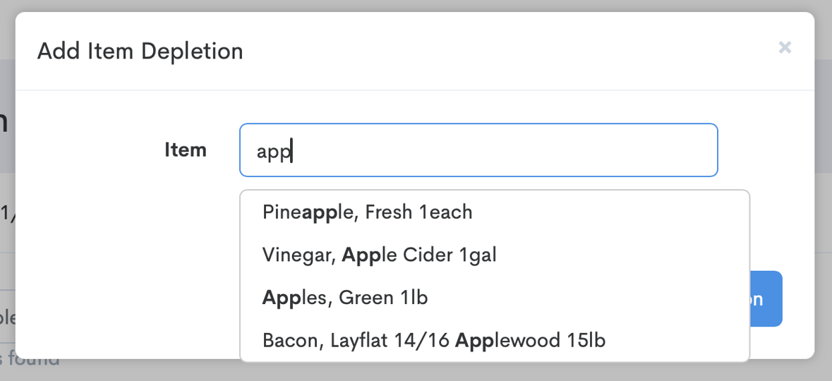 MANAGING WASTE (DEPLETIONS) IN CRAFTABLE