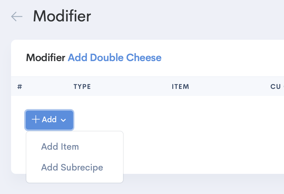 BUILDING MODIFIER RECIPES