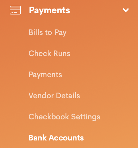 SETTING UP BANK ACCOUNT(S) FOR PAYMENTS