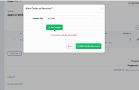 UPLOADING INVOICE IMAGES FOR ELECTRONIC INVOICING