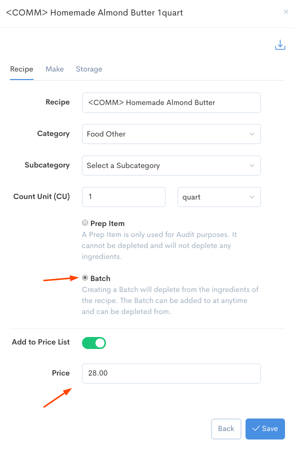 CREATING BATCHES AT YOUR COMMISSARY