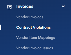 MANAGING CONTRACT PRICE VIOLATIONS AT DIRECTOR LEVEL