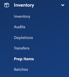 CREATING PREP ITEMS AND BATCHES