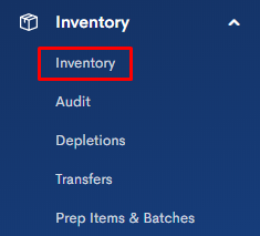 TOGGLING AN ITEM AS INVENTORY/NON-INVENTORY