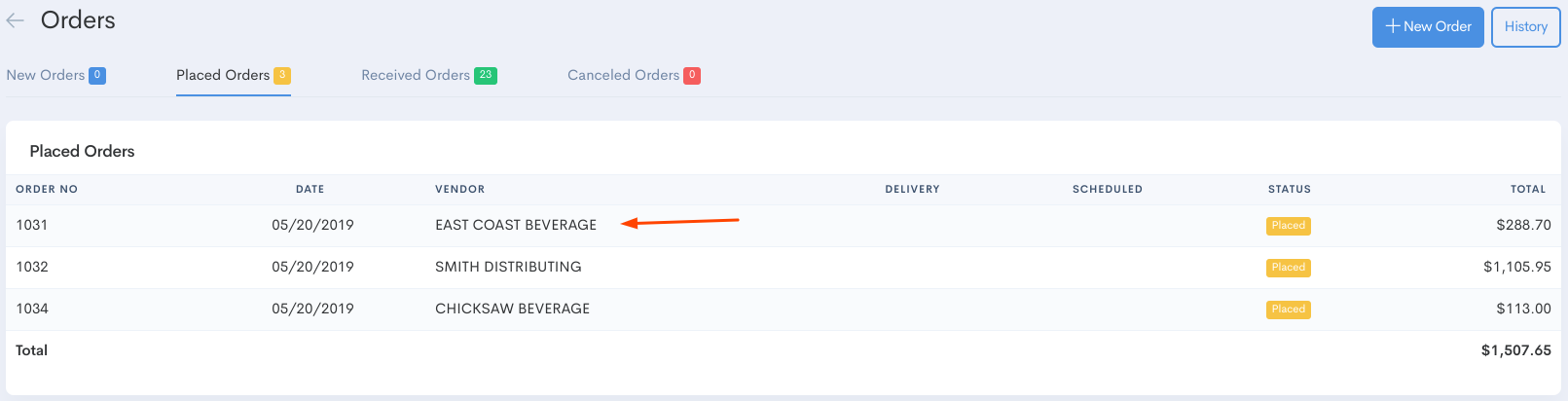 Setting Up Recurring Orders