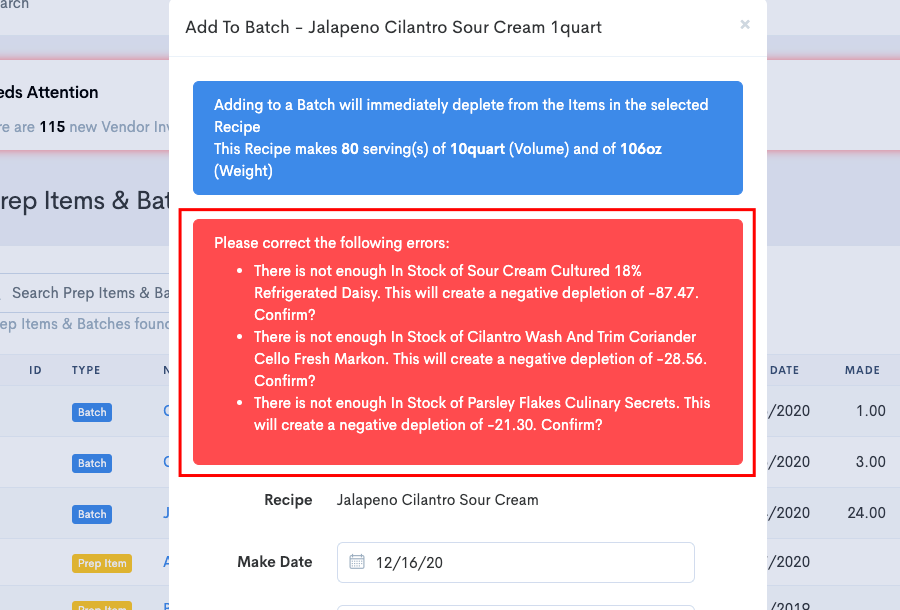 HOW TO ADD TO A BATCH