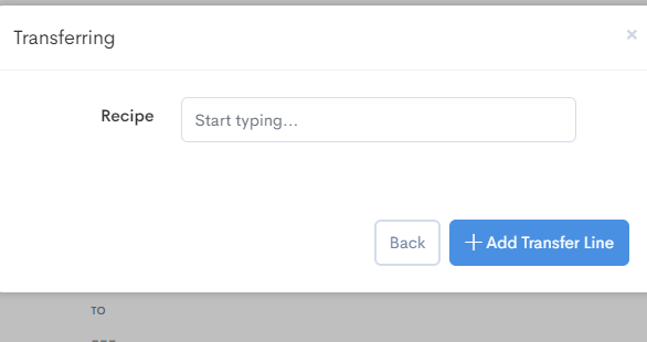 TRANSFERS WITH RECIPES