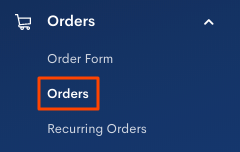 RECEIVING PARTIAL ORDERS