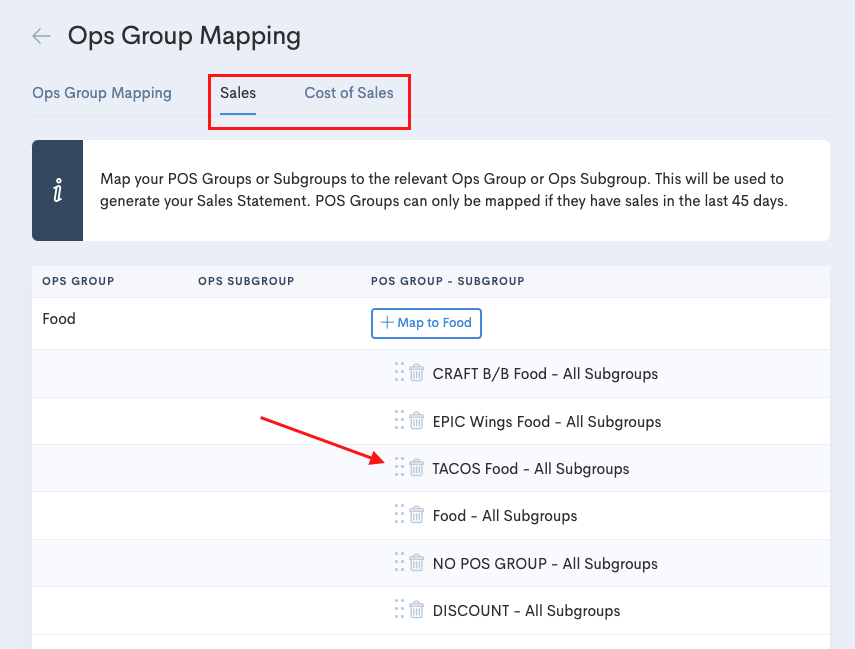 OPERATIONS STATEMENT