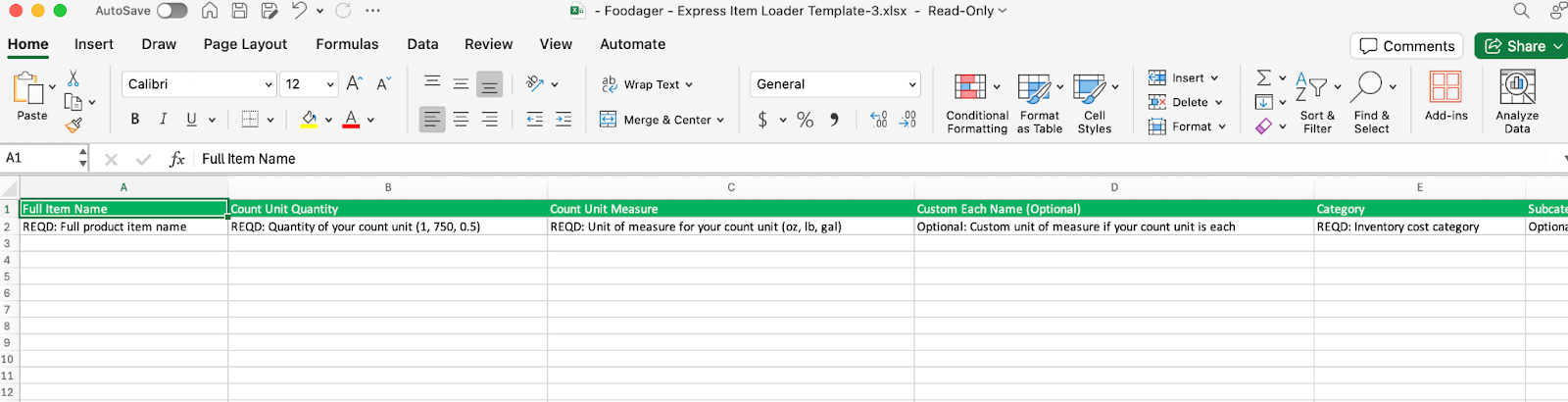 EXPRESS LOADER (TEMPORARY STORAGE)